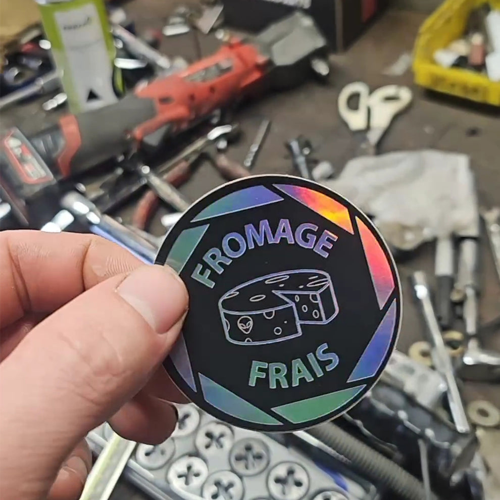 STICKER FROMAGE FRAIS HOLOGRAPHIQUE – Farine de blé